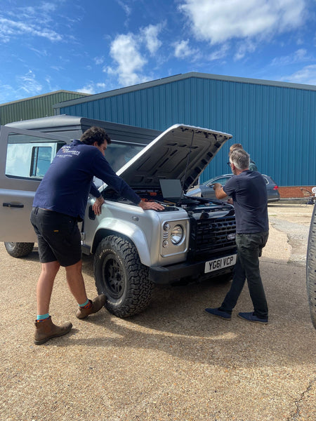 Electric A/C for EV-Converted Land Rover Defender – Classic Retrofit
